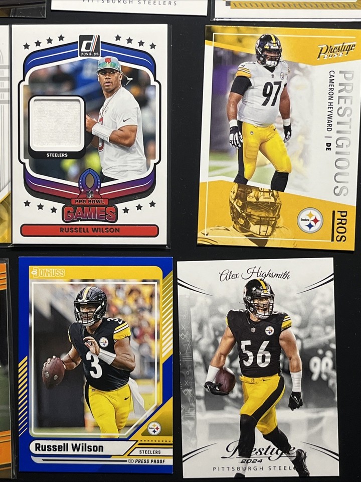 Pittsburgh Steelers (46) Card Lot - #’d, RC’s, Patches, Parallels ...