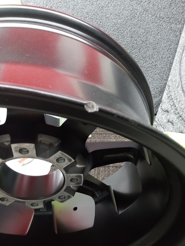 Blemished Single 20x9 Black Milled Wheel Raceline Stryker 954M 8x6.5 0 ...