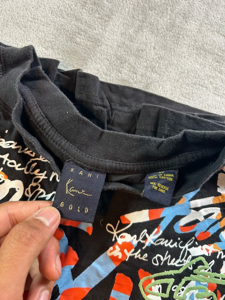 Karl Kani Gold Shirt XXXXL Lot Of 2 Y2K Graffiti Skater 00s | eBay