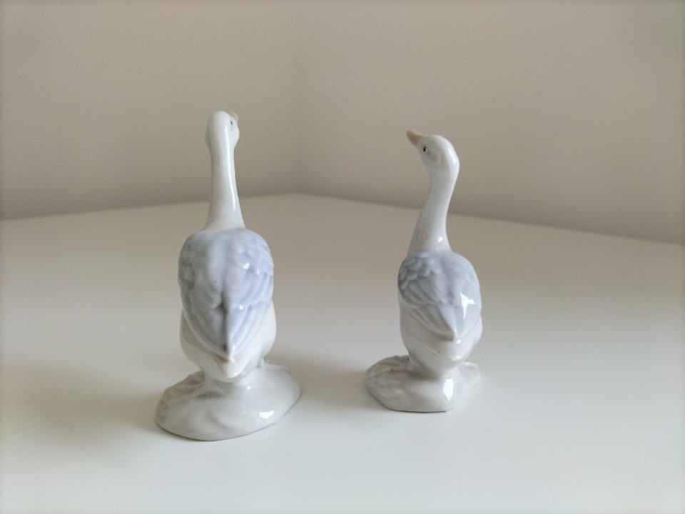 Pair Of Geese Figurines | eBay UK