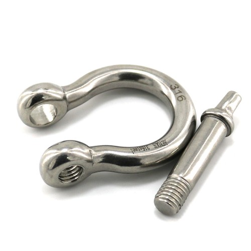 5/16 Clevis Pin D Ring Shackle Bow Anchor 316 Stainless steel Heavy ...