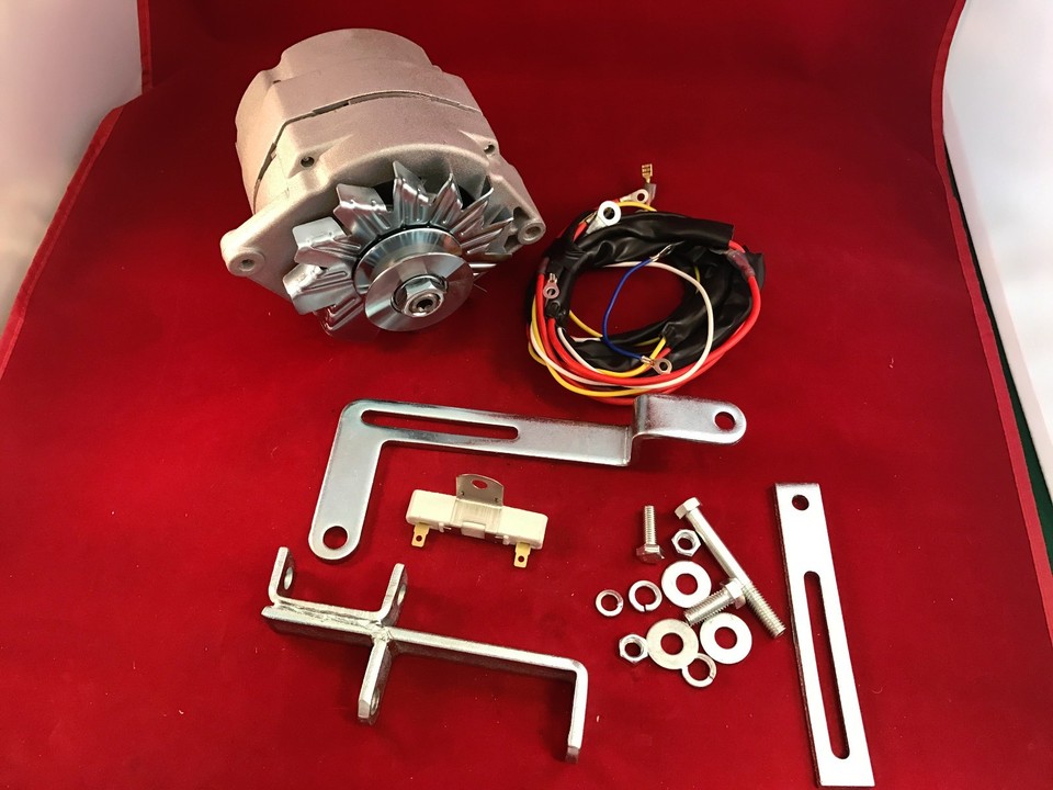 6 to 12 Volt Alternator Conversion Kit for Late Ford 8N w Side Mount ...