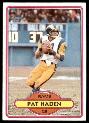1980 Topps Pat Haden Los Angeles Rams #445 | eBay