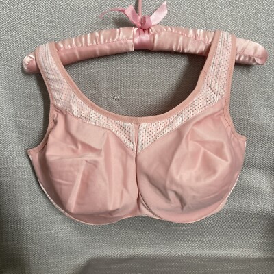 Glamorise Sport Elite Performance Bra Pink Size 36G Style 9066 Mesh ...