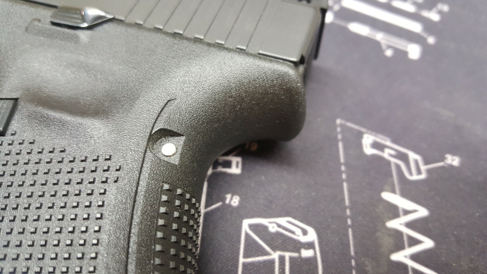 Glock Trigger Housing Pin, Stainless Steel, Standard Size, Gen4 Gen5 ...