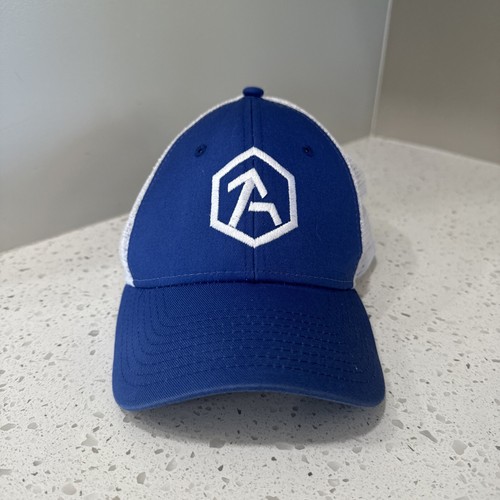 Aspire to Greatness Hat Trucker Mesh Back Baseball Cap Blue White | eBay