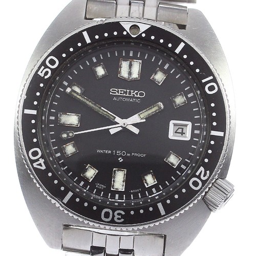 Seiko 6105-8000 150M 2Nd Diver Early Model Date Cal.6105A Automatic ...