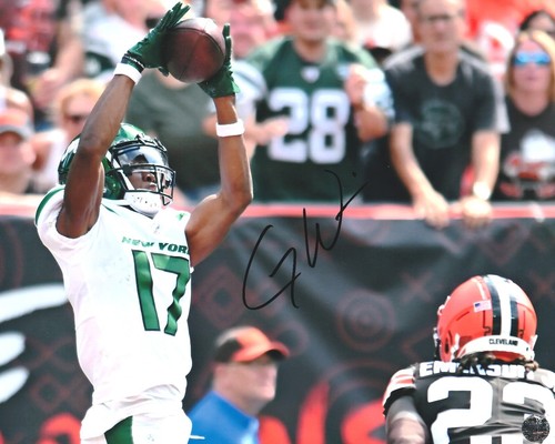Garrett Wilson Signed Autographed NY New York Jets 8x10 Photo with COA ...