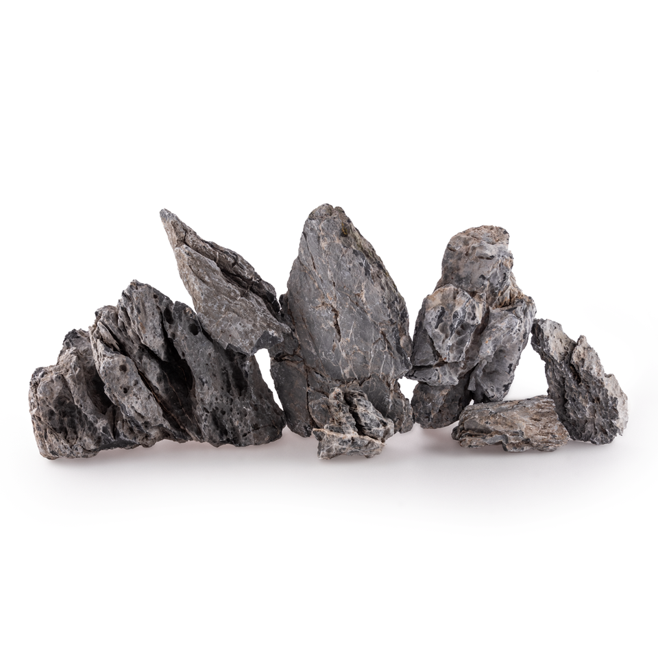 Aquarium Stone Seiryu Rock Natural Fish Tank Aquascape Decoration GREY ...