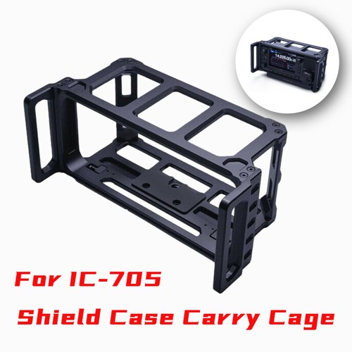 For ICOM 705 IC-705 Black Aluminum Shield Case Carry Cage WINDCAMP ARK ...