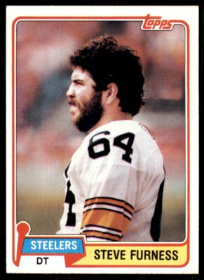 1981 TOPPS' STEVE FURNESS. PITTSBURGH STEELERS #436 | eBay