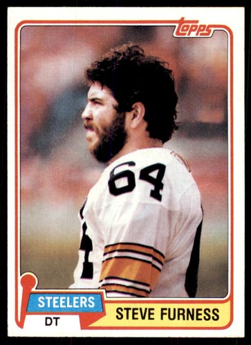 1981 TOPPS' STEVE FURNESS. PITTSBURGH STEELERS #436 | eBay