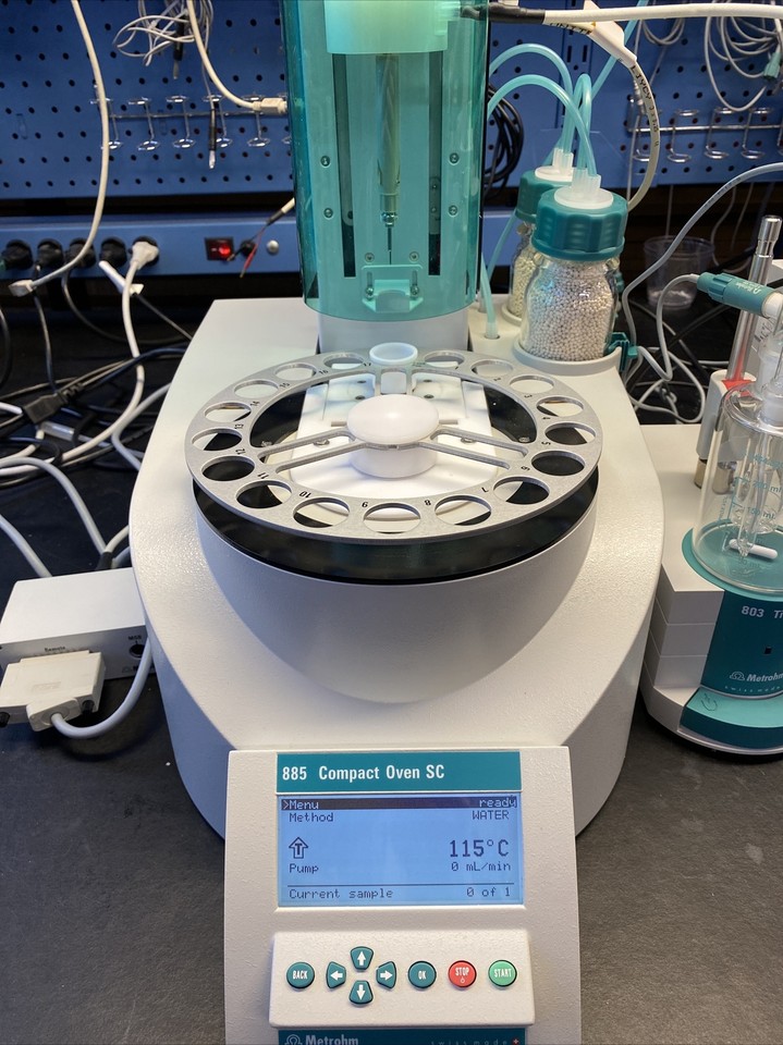 Metrohm 885 Compact Oven SC 851 Titrando 803 Stand Complete Cell | eBay