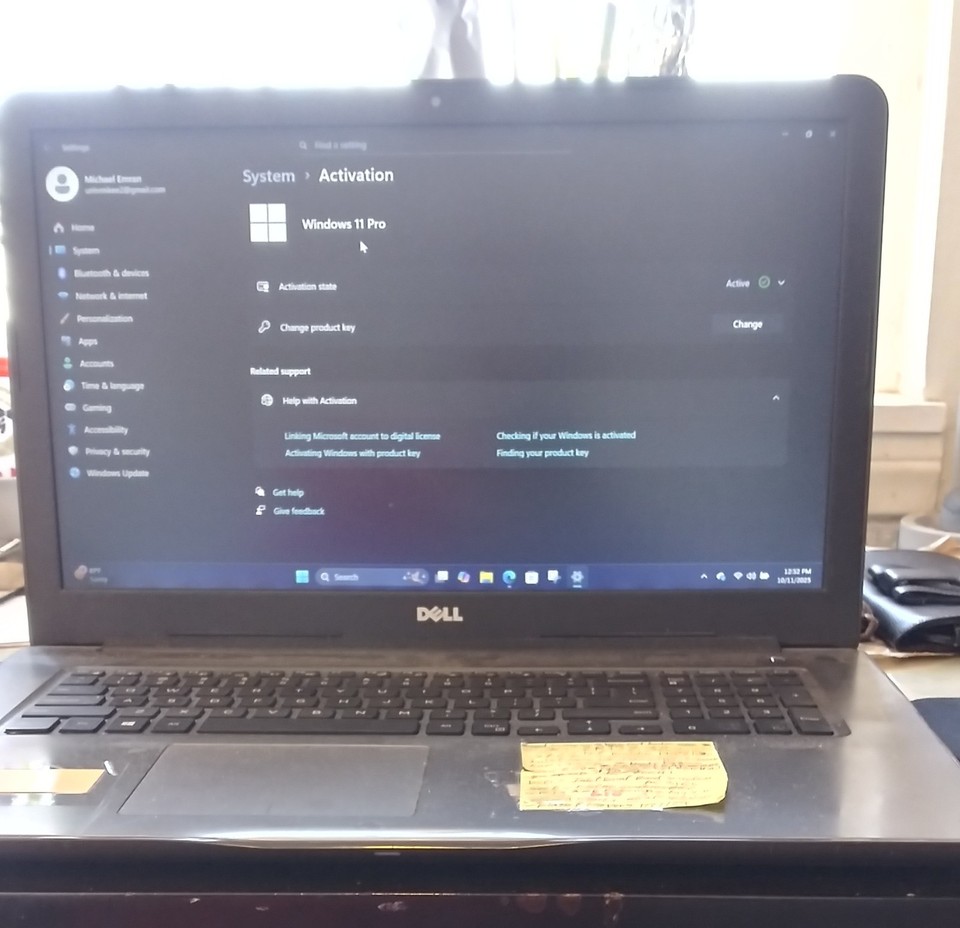 DELL INSPIRON 17-5767 FOR PARTS OR REPAIR. BOOTS TO BIOS No Operating ...