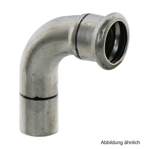 VSH XPress Edelstahl 304, R2411 Bogen 90° I-A, 22 mm 8711985538403 ...