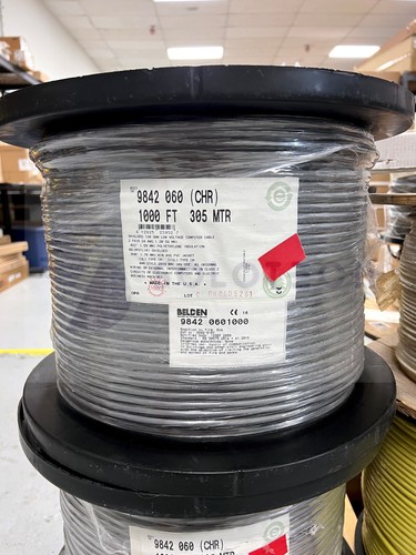 Belden 9842 0601000 2Pair/24 AWG, RS485-DMX-Audio Cable 1000ft Spool # ...