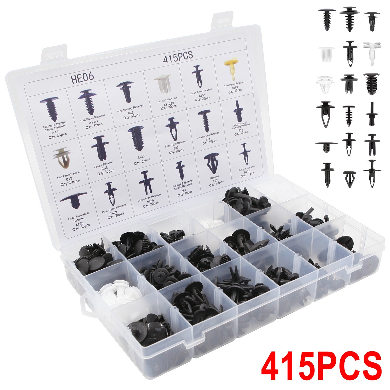 415X DOOR WHEEL ARCH TRIM CLIPS FOR LAND ROVER DISCOVERY 3 4 RANGE ...