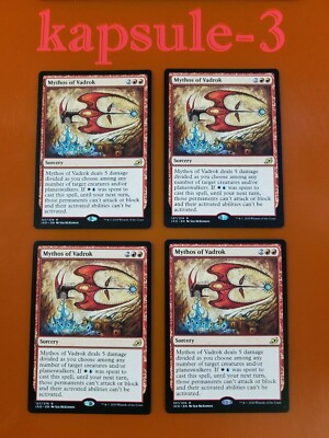 4x Mythos of Vadrok | Ikoria Lair of Behemoths | MTG Magic Cards | eBay
