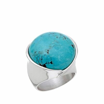 Jay King Round Red skin Turquoise Ring Size 7 | eBay