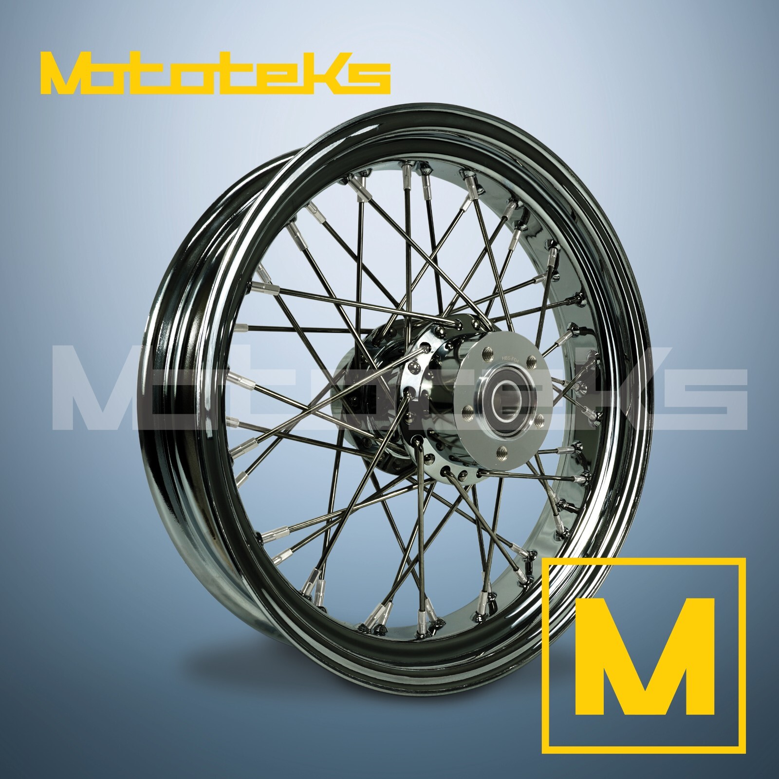 18" 18X4.25 40 SPOKE WHEEL STAINLESS FOR HARLEY SPORTSTER DYNA REAR RIM ...