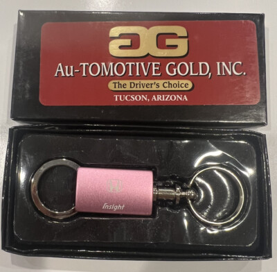 HONDA INSIGHT Chrome Pink Aluminum Valet Keychain Licensed | eBay