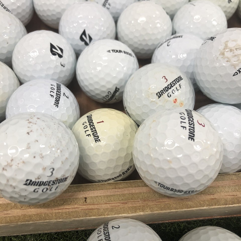 50 Bridgestone Tour B330 Assorted Mix AAA Used White Golf Balls AAA (3A ...