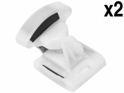 Set of (2) Mercedes Window Regulator Rail Sliding Jaw Brackets W124 ...