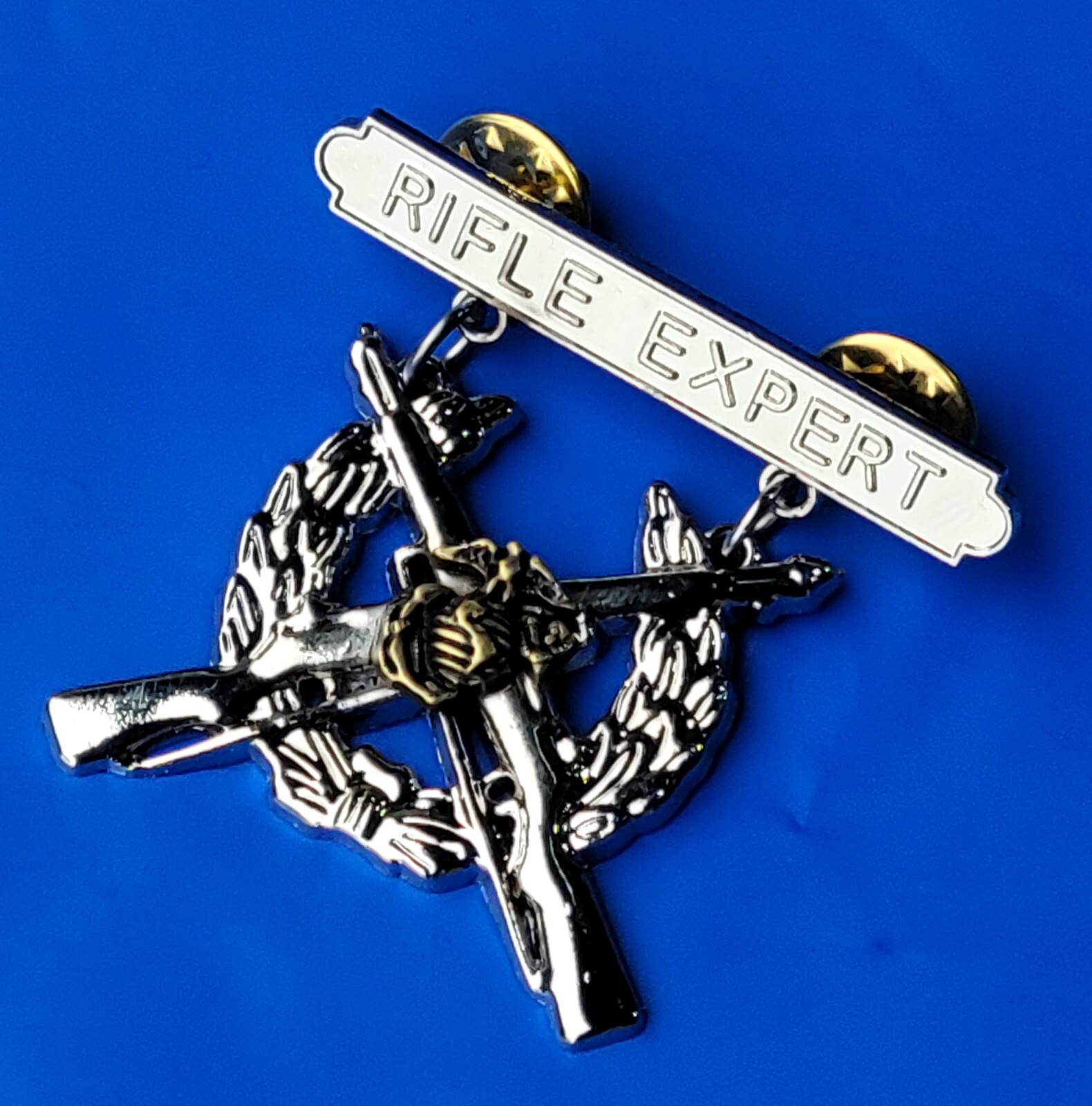 WWII US Marine Expert Rifleman EGA Badge Military Pin USMC Marksman | eBay