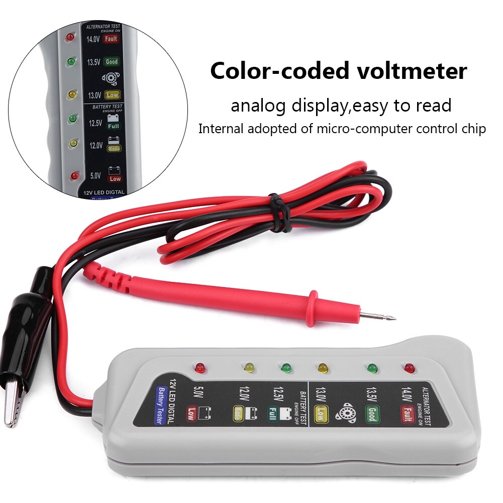 2-14.8V Car Van Auto Battery Tester Storage/Maintenance System Analyzer ...