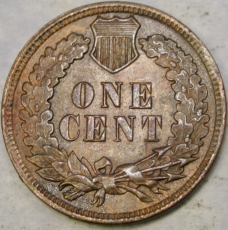 1907/1907 RPD INDIAN HEAD CENT/PENNY REPUNCHED DATE SCARCE BEAUTY SNOW ...