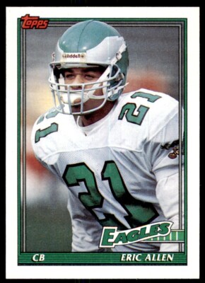 1991 Topps Eric Allen Philadelphia Eagles #201 | eBay