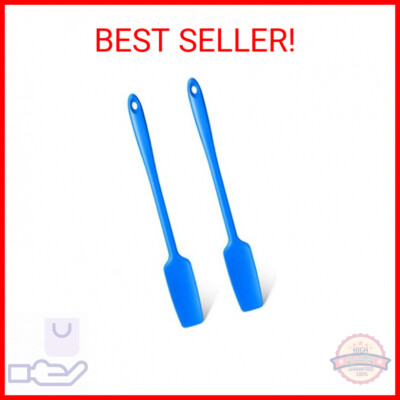 Long Handle Silicone Jar Spatula Kitchen Scraper Spatula Non-Stick ...