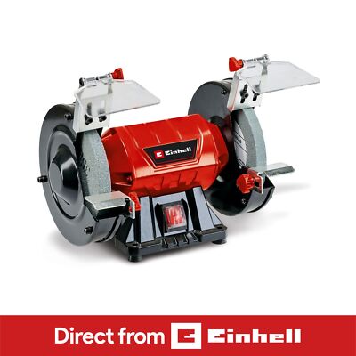 Einhell Bench Grinder Sander Double Wheel TC-BG 150 With K36 K60 Coarse ...