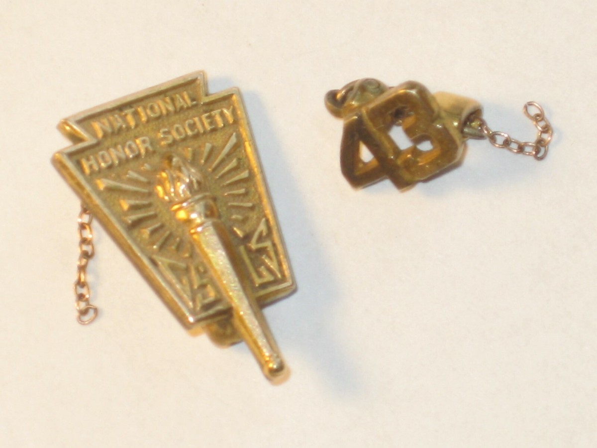 National Honor Society Pin VINTAGE NATIONAL HONOR SOCIETY PIN ARMBAND
