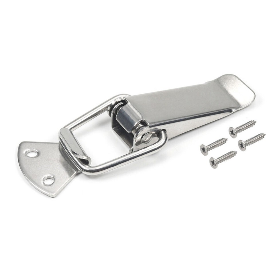 56-120mm Length Spring Loaded Draw Toggle Latch Catches Hasp Stainless ...