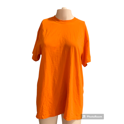 Gildan Unisex Medium TShirt Orange Smart Basics Dry Blend Short Sleeve ...