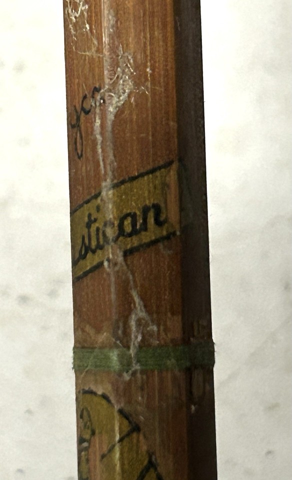 VINTAGE CANE FISHING RODS - INCLUDING A TWO PIECE HEXAGON ELASTICAN ...