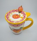 Temptations by Tara Pumpkin Patch 16 Oz Mug, Spoon, And Lid | eBay