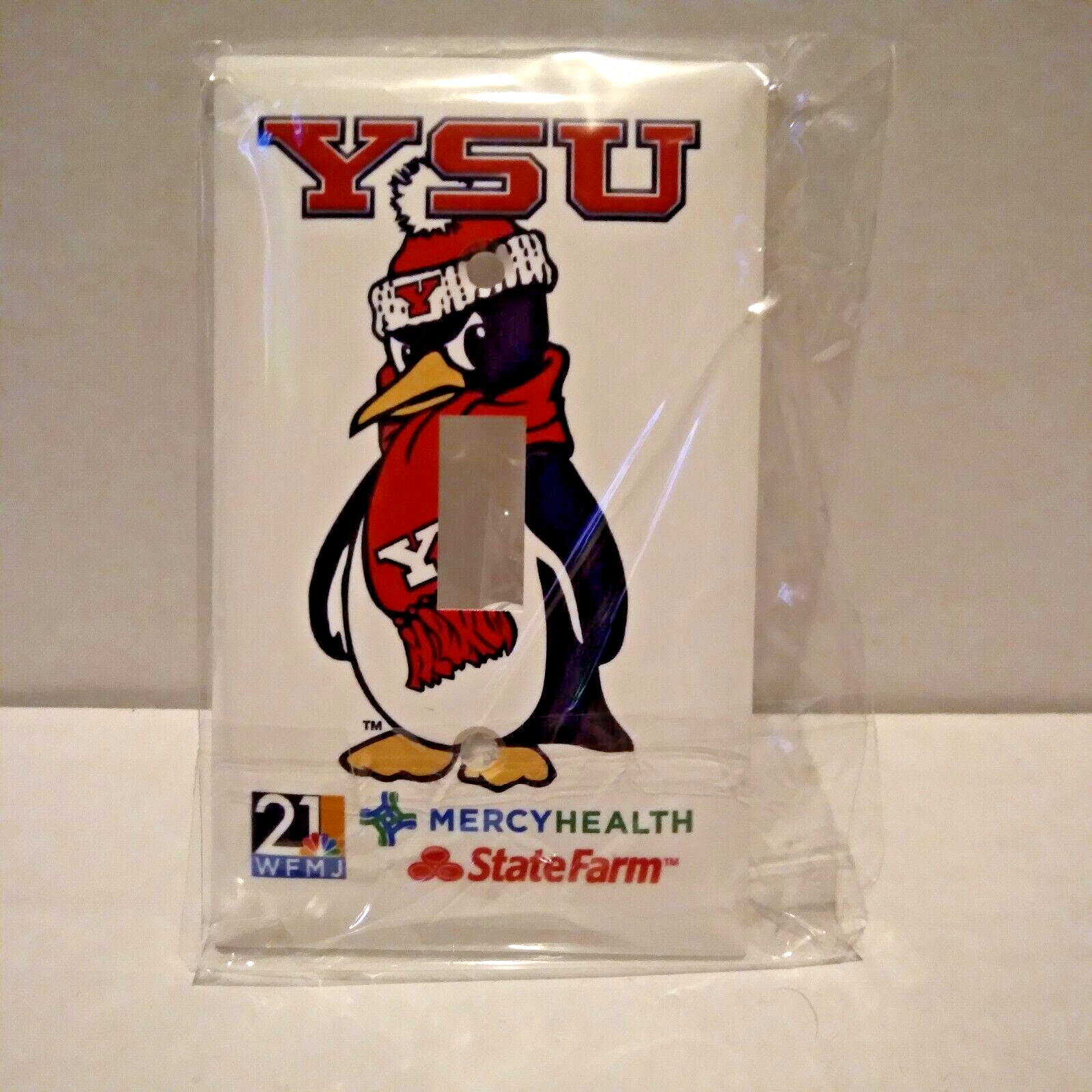 Youngstown State University Penguins Light Switch Cover Game Day ...