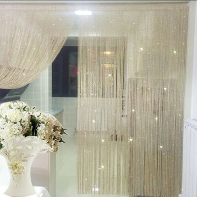 Decor Tassel String Curtains Patio Net Fringe Door Windows Divider ...