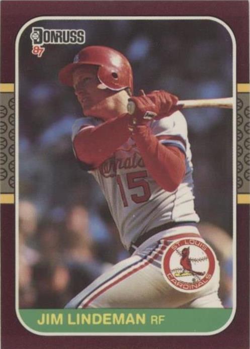1987 Donruss Opening Day - Jim Lindeman #59 (RC) for sale online | eBay