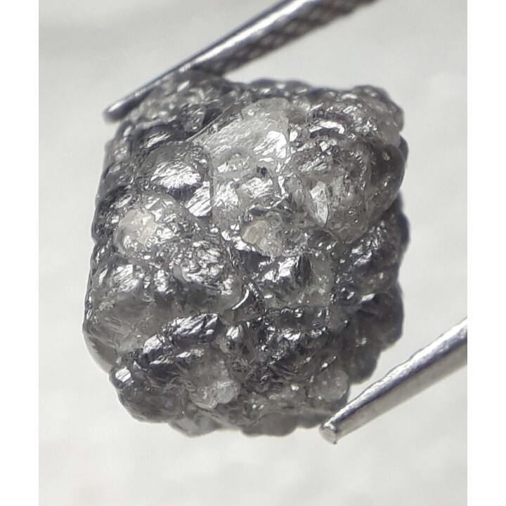 6.02 Ct, Grey Diamond Rough Loose Diamond Raw Uncut Diamond Big Size ...