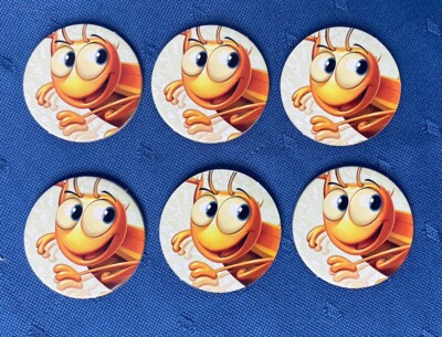 Bugs in the Kitchen Game Replacement Parts 6 Bug Tokens | eBay