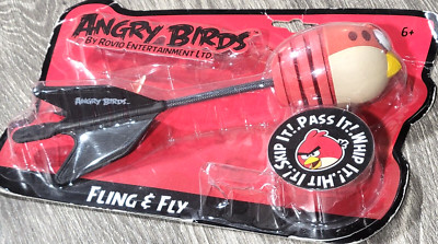 ANGRY BIRDS Fling & Fly Toy Whip It Hit It Skip It Pass It Angry Birds ...