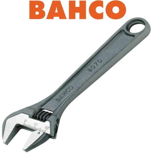 BAHCO Adjustable Spanner 6" 150mm Wrench Black Phosphate Finished 80 ...