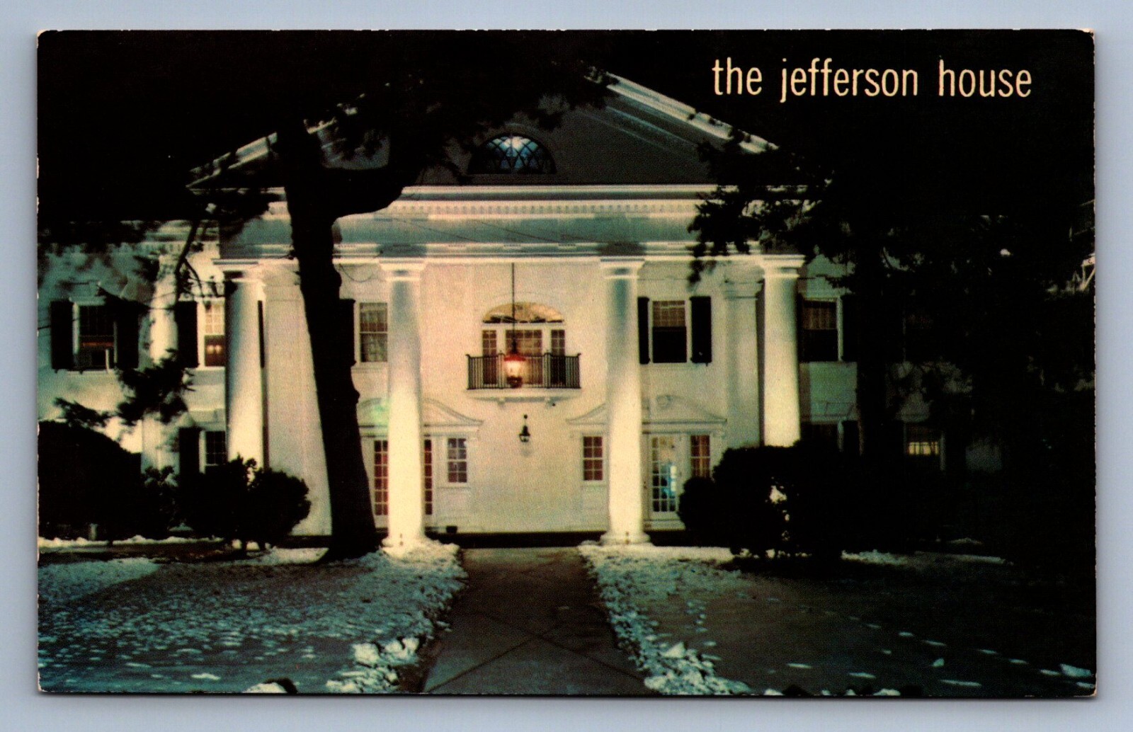 Postcard Vtg Pennsylvania The Jefferson House Restaurant Norristown | eBay