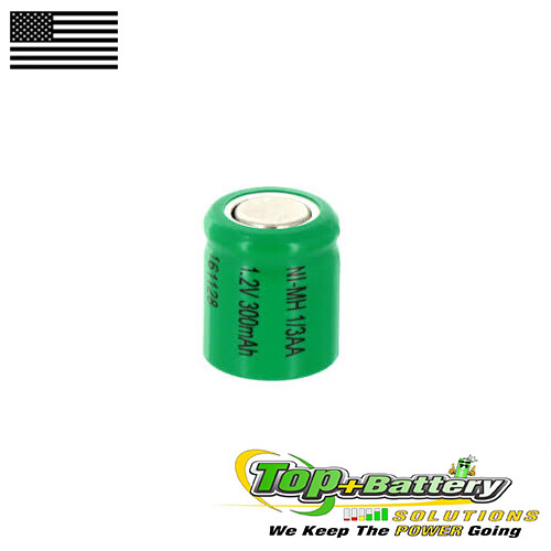 NiCD 1/3AA 1.2V 170mAh Rechargeable Battery Flat Top Cell | eBay