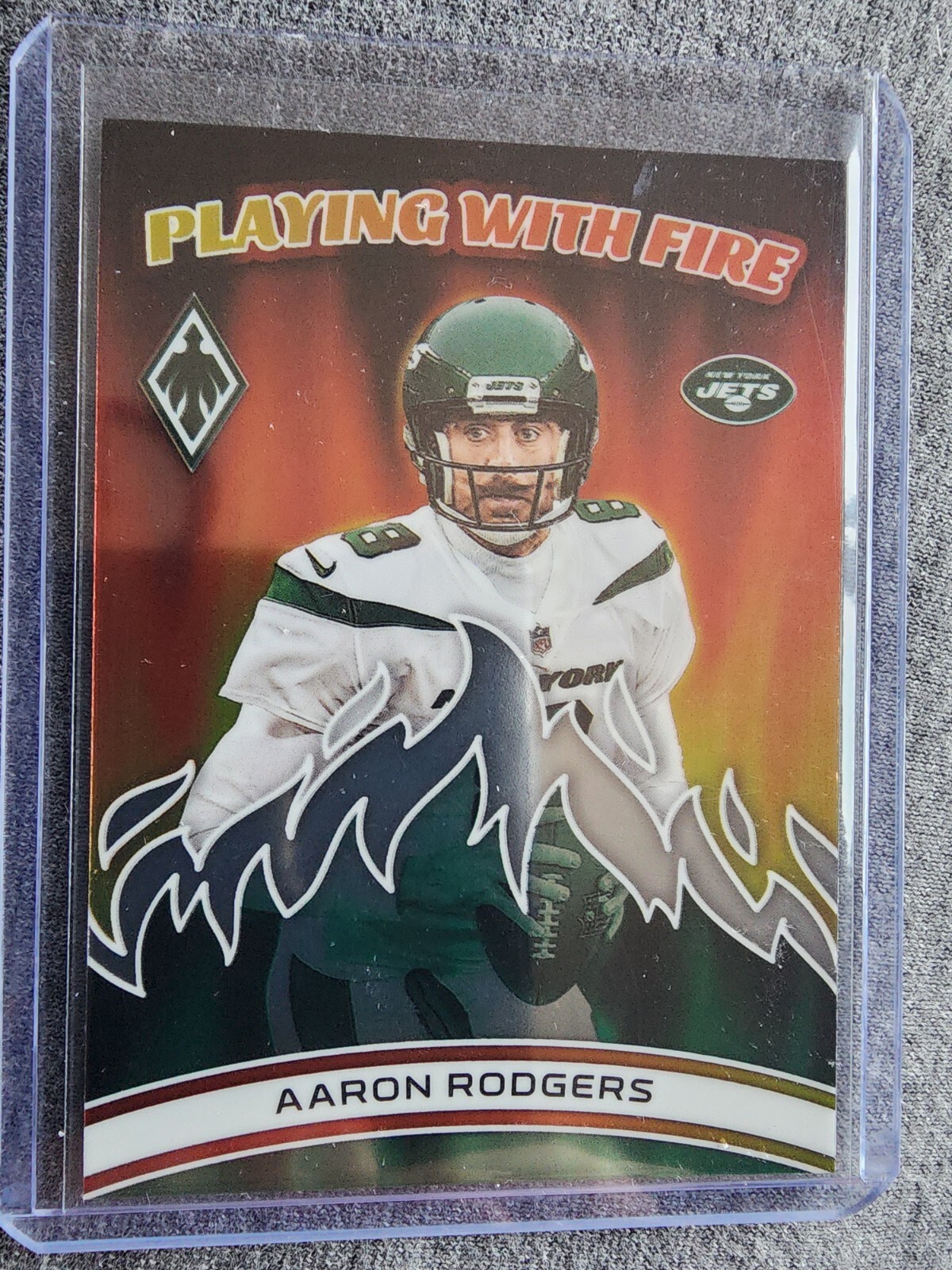 2023 Panini Phoenix Aaron Rodgers Playing With Fire | eBay