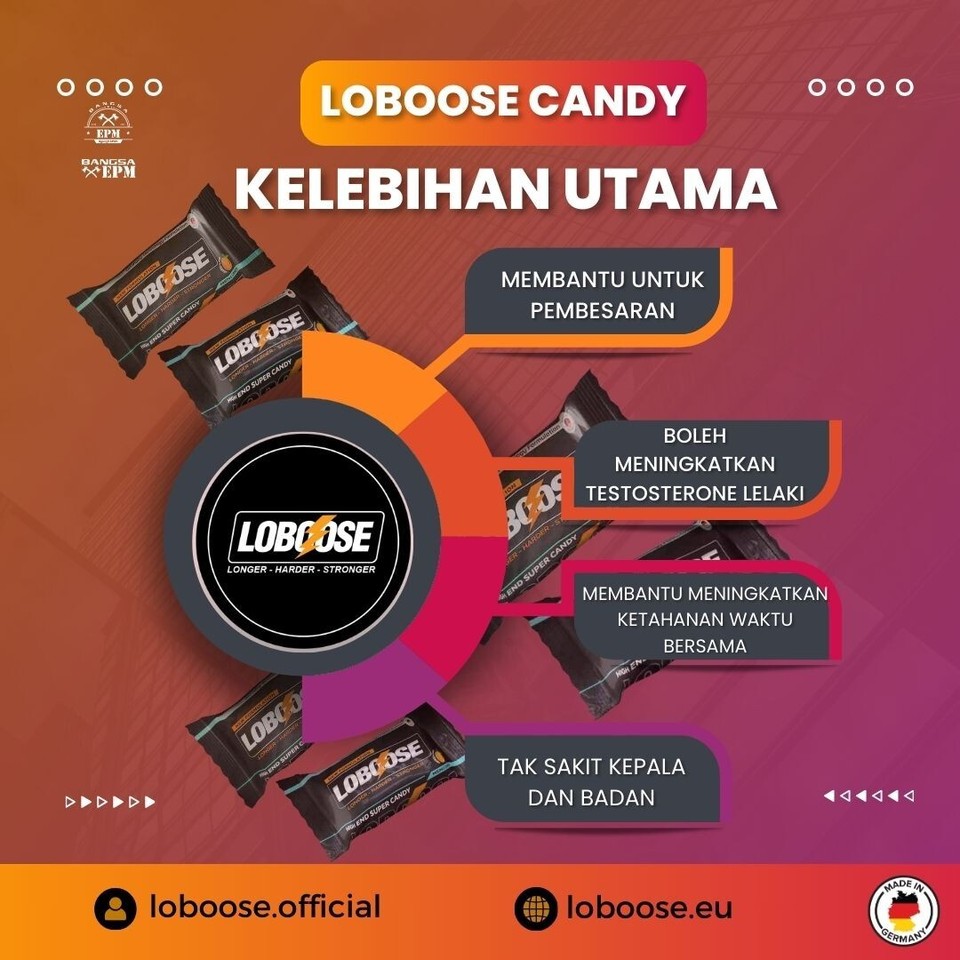 Loboose Germany Vitality Super Candy_delay ejaculation_Sex Power Longer ...
