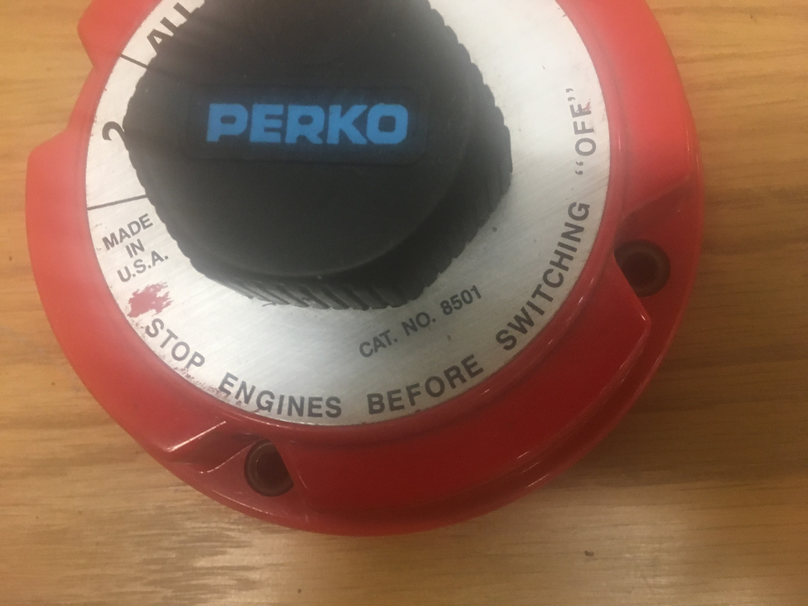 Perko Dual Battery Cutoff Switch Marine Selector Cat No 8501 | eBay